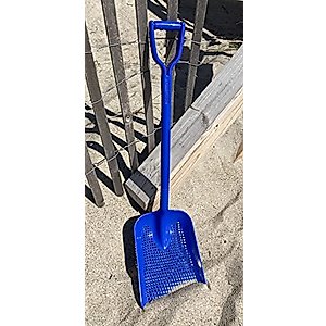 Sand Dipper - Treasure Shovel Digger Sifter – Sand Sifter for Beach Fun or Farm Chicken coop Goat stall Sand Poop Cleaning