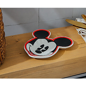 Disney Mickey Mouse Sculpted Ceramic Spoon Rest Holder | Kitchen Organizer For Utensils To Keep Countertop Clean