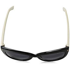 Sunglasses Tom Ford FT 0524 Alistair 05B black/other / gradient smoke, Black and Ivory, 56-16-140