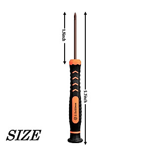 Triwing Screwdriver for Nintendo Wii, TECKMAN 2.5mm Y0 Triwing Screwdriver for Nintendo Wii U,Wii Remote and Classic Controller,Gameboy Advance, DS and DS Lite