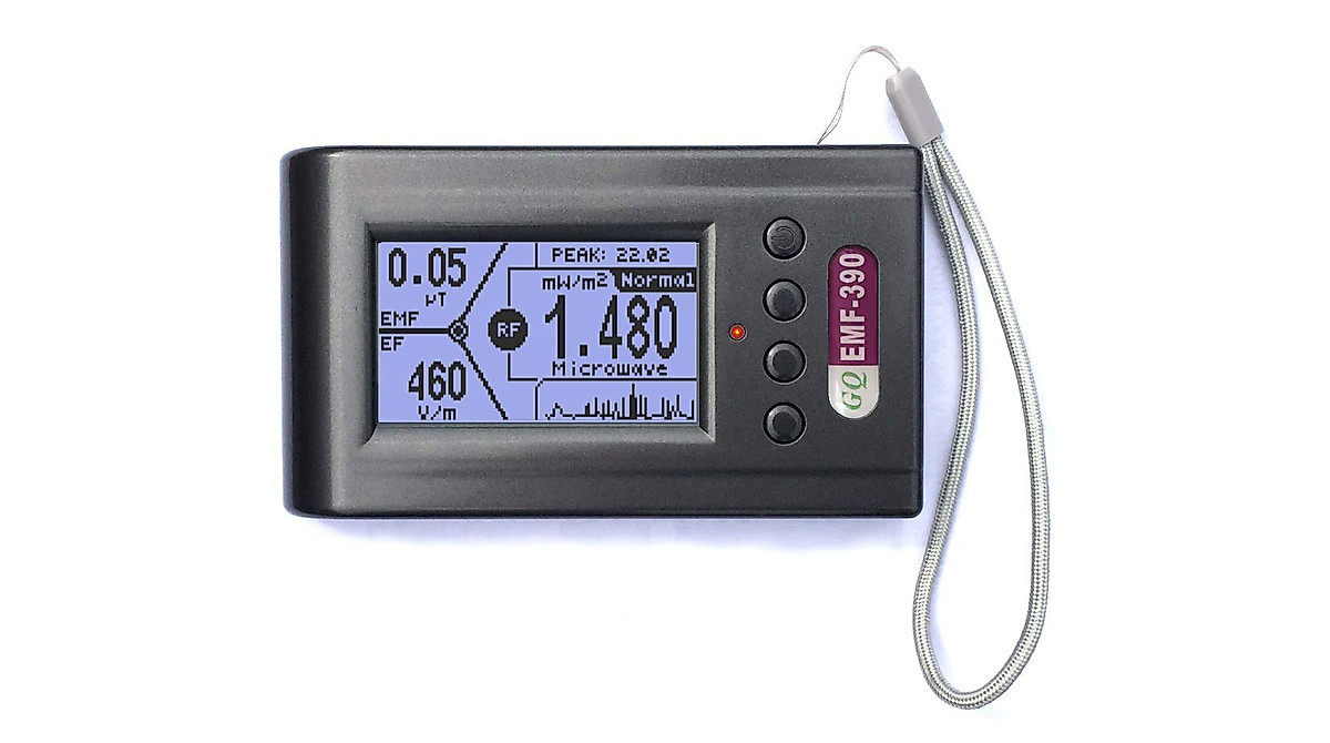 GQ EMF-390 EMF Meter: 3-in-1 RF Spectrum Analyzer & Detector