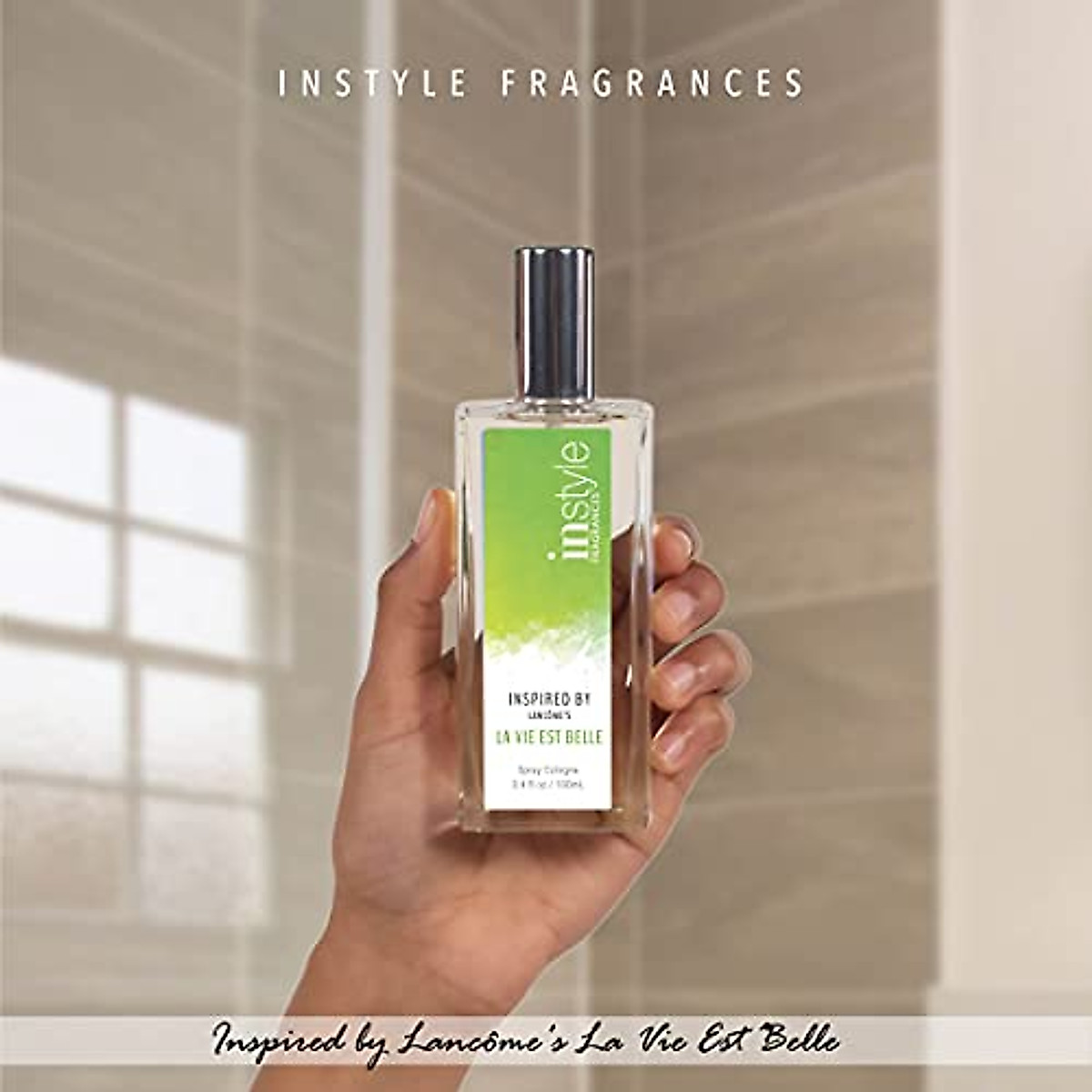 Instyle Fragrances | Inspired by Lancôme's La Vie Est Belle | Women’s Eau de Toilette | Vegan, Paraben Free, Phthalate Free | Never Tested on Animals | 3.4 Fluid Ounces