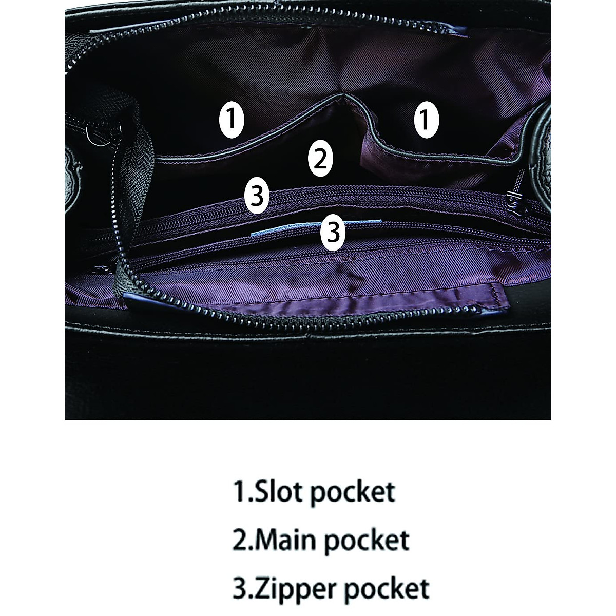 HESHE Women’s Genuine Leather Backpack Casual Style Flap Backpacks Daypack for Ladies and Girls (Black)