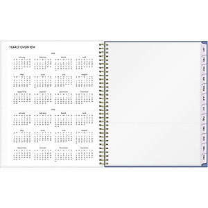 2024 Blue Sky Cocorrina 8.5-inch x 11-inch Weekly & Monthly Planner, Multicolor (143696)