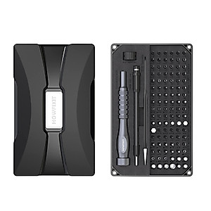 HowFixit PRO MAX 106-in-1 Screwdriver Set for Repair Electronics Disassembly Laptop, Game Console, Smartphone, iPhone, Macbook, PC, Camera, Watch etc