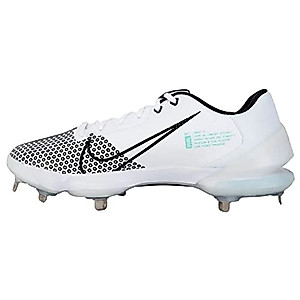 Nike Force Zoom Trout 7 Pro Metal Baseball Cleats White | Black Size 8