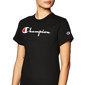 Champion Women's The Heritage Tee, CERTAIN PEACH, SMALL