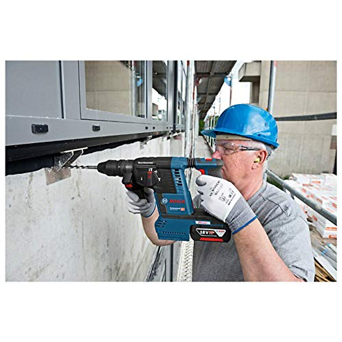 Bosch Professional Gbh 18 V-26 F Cordless Rotary Hammer Drill (Without Battery And Charger) - Carton