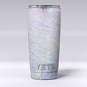Design Skinz Slate Marble Surface V35 - Skin Decal Vinyl Wrap Kit Compatible with The Yeti Rambler Cooler Tumbler Cups