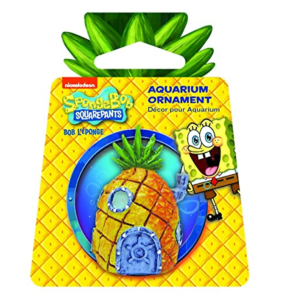 Penn-Plax Officially Licensed Spongebob Squarepants Aquarium Ornament – Pineapple Home (Mini/Small Size) – Perfect for Freshwater and Saltwater Tanks
