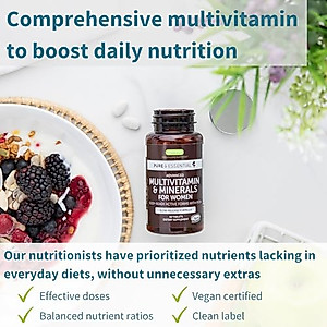 Advanced Women's Multivitamin, Methylated Folate for MTHFR, Clean Label & Vegan, with Iron, Non-GMO, Sustained Release, 60 Tablets, by Igennus