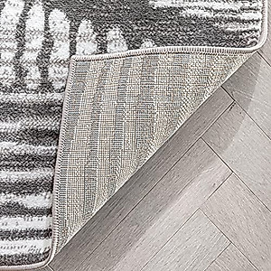 Well Woven Axasta Grey Diamond Medallion Tribal Area Rug (5'3" x 7'3")