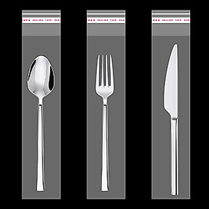 FVOLREM 220 Pcs Self Sealing Cellophane Bags, 2x10 Inches Clear Resealable Packaging Bags for Cookies, Candy, Treats, and Small Products