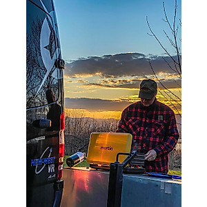 MARTIN 2 Burner Propane Stove Grill Gas 20 000 Btu Outdoor Trip Accessory Portable Advanced Features Propane Burner Csa Certified and Steady Performance