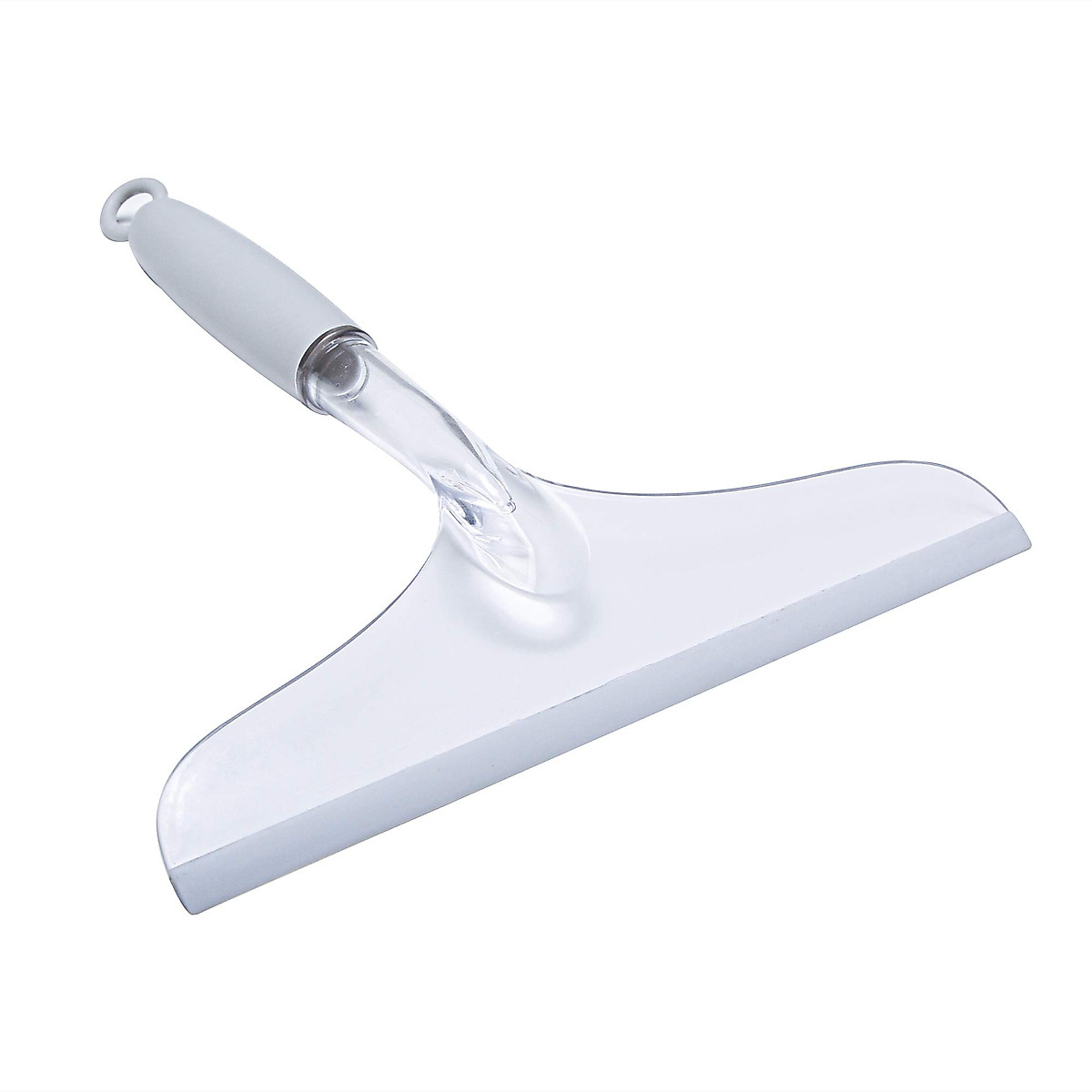 Shower Squeegee for Bathroom Shower Glass Doors, Rubber Window Cleaner Squeegee, Clear Plastic Car Windshield Cleaning Squeegee