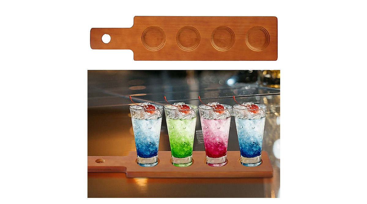 Kichvoe Wine Flight Board - Perfect for Tastings