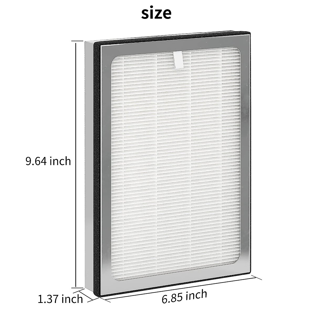 2 Pack MA-25 Replacement Filter -H13 True Hepa Filter Compatible for MA-25 Machine include(MA-25 B1/S1/W1/B2/S2/W2)-help immensely with respiratory issues and allergies and pets family.