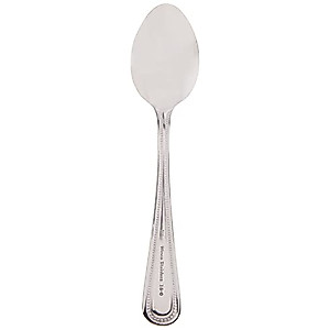 Winco 12-Piece Dots Teaspoon Set, 18-0 Stainless Steel,Silver
