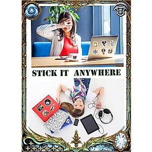 Witchy Stickers for Kindles Water Bottles, 100PCS Waterproof Spooky Aesthetic Stickers for Adults Girls Teens, Cute Hippie Indie Celestial Stickers for Laptop Books Scrapbooks Journals