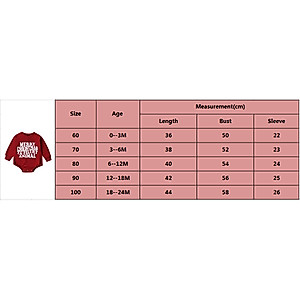 Kodaruber Infant Baby Girl Boy Christmas Outfit Letter Print Sweatshirt Romper Newborn Long Sleeve Onesie Fall Winter Clothes(Wine Red,6-12 Months)