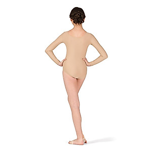 Theatricals Girls Long Sleeve Dance Leotard Black L D5103C