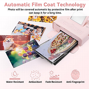 Wonfoucs Compatible for Canon Selphy CP1300 CP1500 Ink and Paper, Compatible for CP1200 CP1000 CP910 CP900 CP810 CP760 CP770 CP780, KP-108IN 3 Color Ink Cartridges and 108 Sheets 4x6 Photo Paper