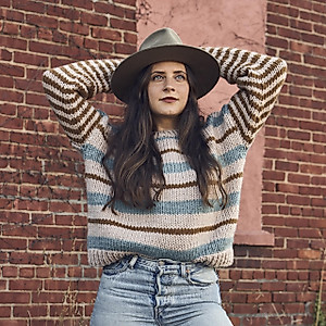 (3 Pack) Lion Brand Yarn Hue & Me Bulky Yarn, Agave