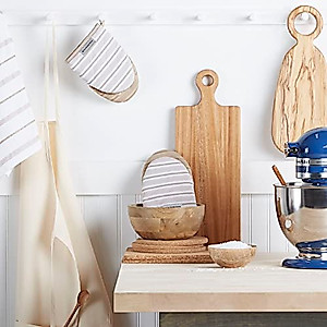 KitchenAid Albany Mini Oven Mitt 2-Pack Set, Milkshake Tan, 5.5"x8"