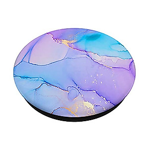PURPLE MARBLE-LIKE WITH GOLD-COLOR ACCENT PopSockets Swappable PopGrip