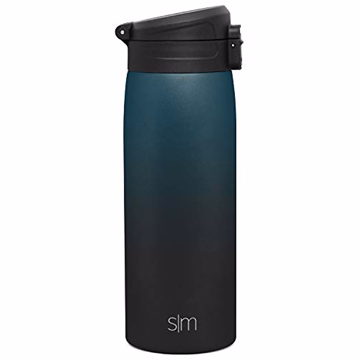 Simple Modern Insulated Thermos Travel Coffee Mug with Snap Flip Lid | Leakproof Reusable Stainless Steel Tumbler Cup | Gifts for Women Men Him Her | Kona Collection | 16oz | Moonlight