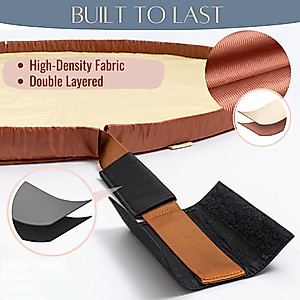 OKLEH - XL Toy Storage Play Mat - Toy Chest - Travel Pack & Play - Canvas Storage Bag Organizer - Kids Craft Organizer, Storage & Container System - Playroom - For Play with Lego, Duplo & Hot Wheels