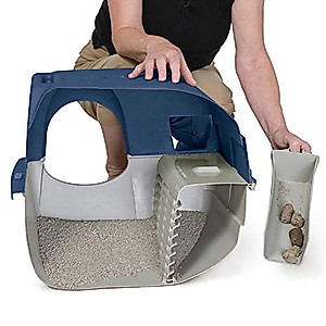 Omega Paw Self Cleaning Litter Blue Top Box, 0.4 Pound