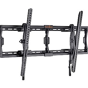 Perlegear Tilting TV Wall Mount for 40-90 Inch Flat Curved Screen TVs up to 150 lbs, Low Profile TV Mount Saving Space Max VESA 800x400mm, Universal Tilt TV Mount Fits 16" 18" 24" Wood Studs, PGXT2