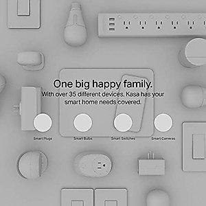 Kasa Smart Light Bulbs, Full Color Changing Dimmable Smart WiFi Bulbs Compatible with Alexa and Google Home, A19, 9W 800 Lumens,2.4Ghz only, No Hub Required, 4-Pack, multicolor (KL125P4)