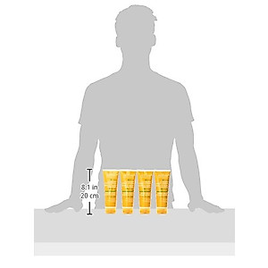 Alba Botanical Mango Vanilla Very Emollient Cream Shave, 8 Ounce Tubes (Pack of 4)