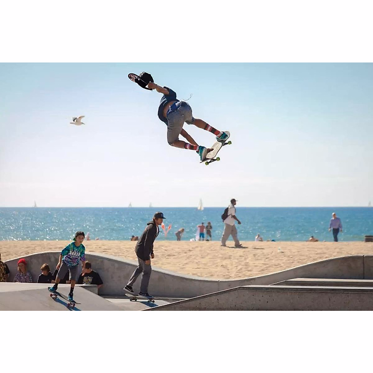 ADJUEMB Classic Snapback Hats Grim Reaper Embroidery Adjustable Flat Bill Hat Unisex Baseball Caps Black