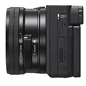 Sony a6400 Mirrorless Camera with 16-50mm Lens, 128GB Memory.43 Wide Angle & 2X Lenses, Case. Tripod, Filters, Hood, Grip,Spare Battery & Charger, Video & Photo Editing Software Kit -Deluxe Bundle