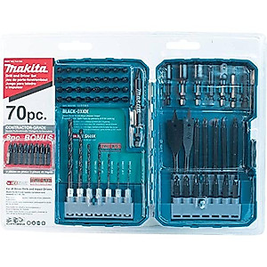 Makita T-01725 Contractor-Grade Bit Set, 70-Pc.
