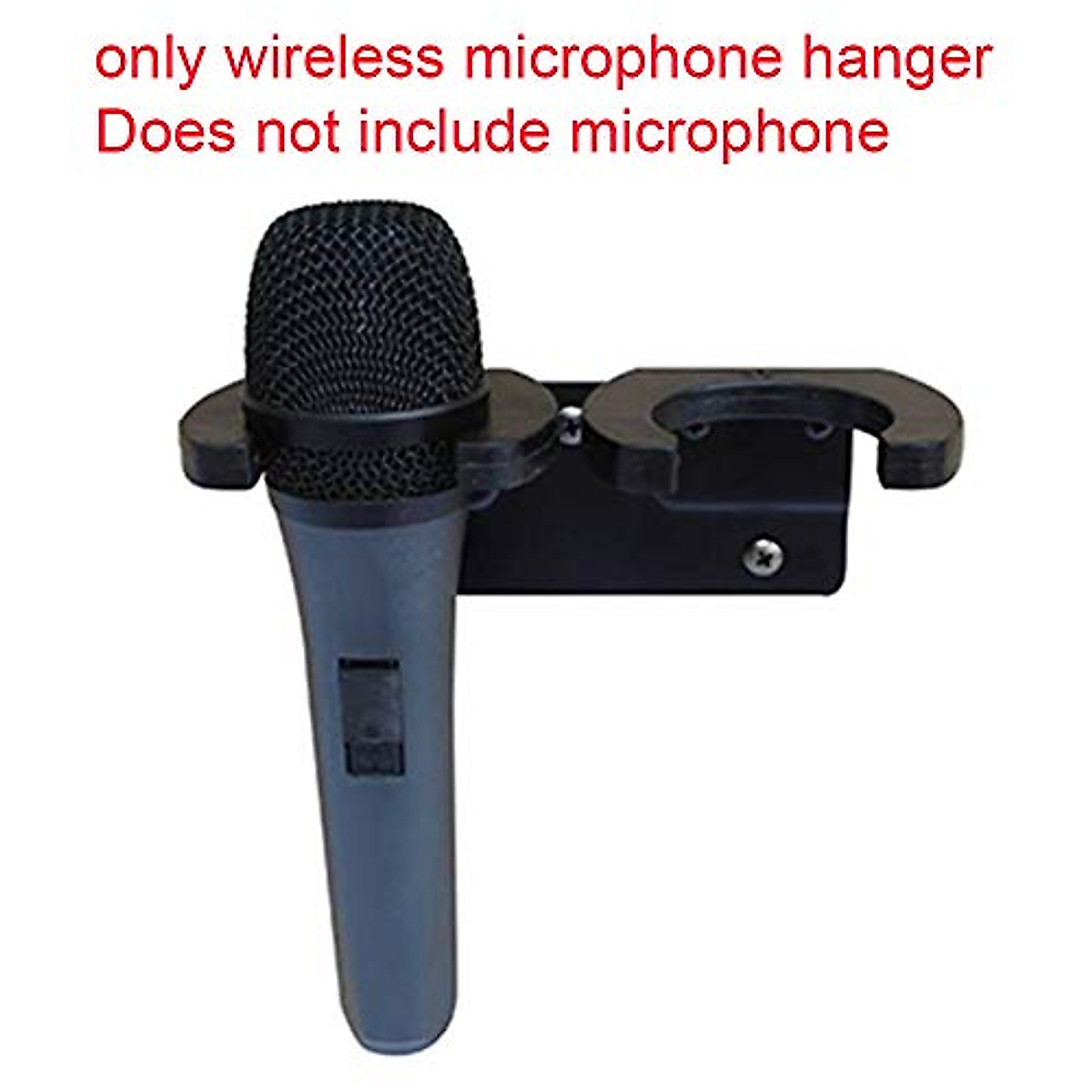 BNYTXV Microphone Stand, Wireless Microphone Double Hook Hanger Holder
