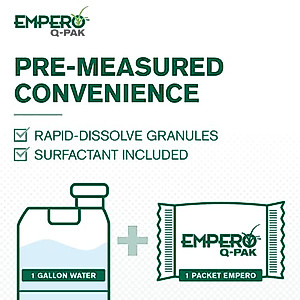 Empero Q-Pak Nutsedge Killer (Compare to SedgeHammer Plus) - 13.5 Grams Turf Herbicide - Kills Nut Grass in Established Lawns, Ornamental Turfgrass, & Landscape Areas