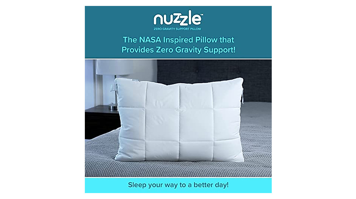 Nuzzle Bed Pillow: AS SEEN ON TV Zero Gravity Support