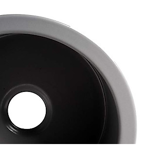 ALFI brand ABF1818R-GM Kitchen Sink, Grey Matte