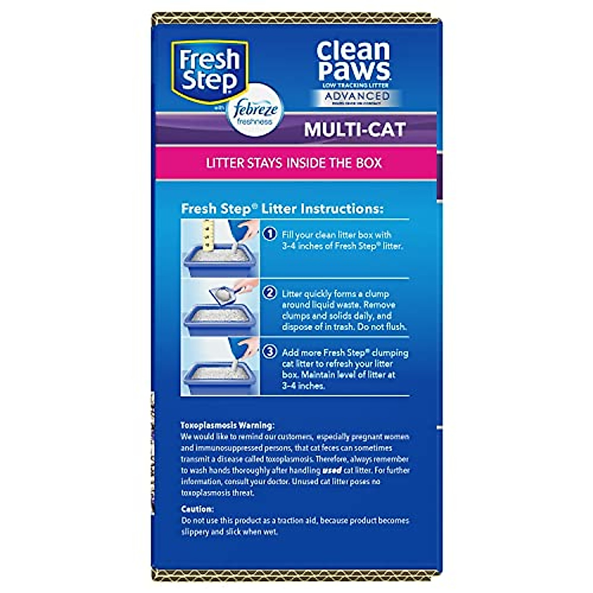 Fresh Step Advanced Clean Paws Multi Cat 18.5lb