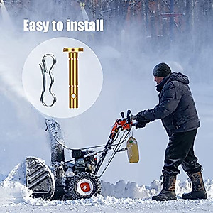 SAVITA 10pcs 0.5x0.25x1.6in Shear Pins for Snowblower and 10pcs Cotter Pins Replacement Parts for Cub Cadet 738-04124A 714-04040 Snow Blower MTD Craftsman Cub Cadet for Troy Bilt