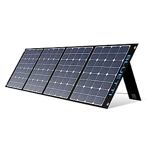 BLUETTI SP350/350W Solar Panel for AC200MAX AC200P AC300 B230 B300 EB240 Solar Generators, Foldable Portable Solar Power Supply with Adjustable Kickstand, Off Grid System for Outdoor Adventure Road