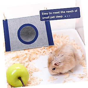 BESTOYARD 3pcs Hamster nest Guinea Pig House Bunny Hideout Hamster hut Bedding for Guinea Pigs Hamster Hideout Chinchilla Corner Hideout Hamster Tent Hideout Hanging Felt Cloth pet Small