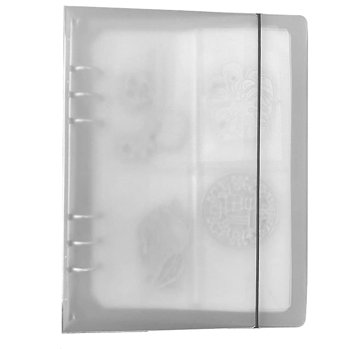 Arbuya Cutting Dies Storage Binders Stencil Storage Folders Scrapbooking Cutting Die Organizer Sticker Storage Transparent Bags (Folder Including 10pages)