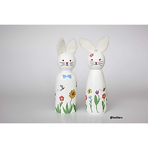 Ellipticus Valley Giant 4-1116 Wood peg Doll, 6 peg People Family, Perfect Size for Artist, Kids, Students Crafting, Gift