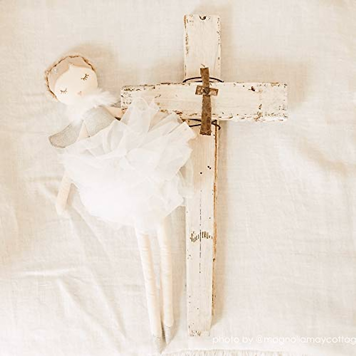 Mon Ami Angel Stuffed Doll - 15", Silver, Soft Elegant Plush Doll for Little Girls, Use as Toy or Room Decor, Great Gift for Kids of All Ages