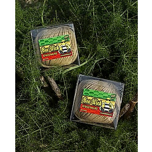 Bee Wick 420ft of 100% Organic Hemp Wick Made with American Beeswax (1.0mm)